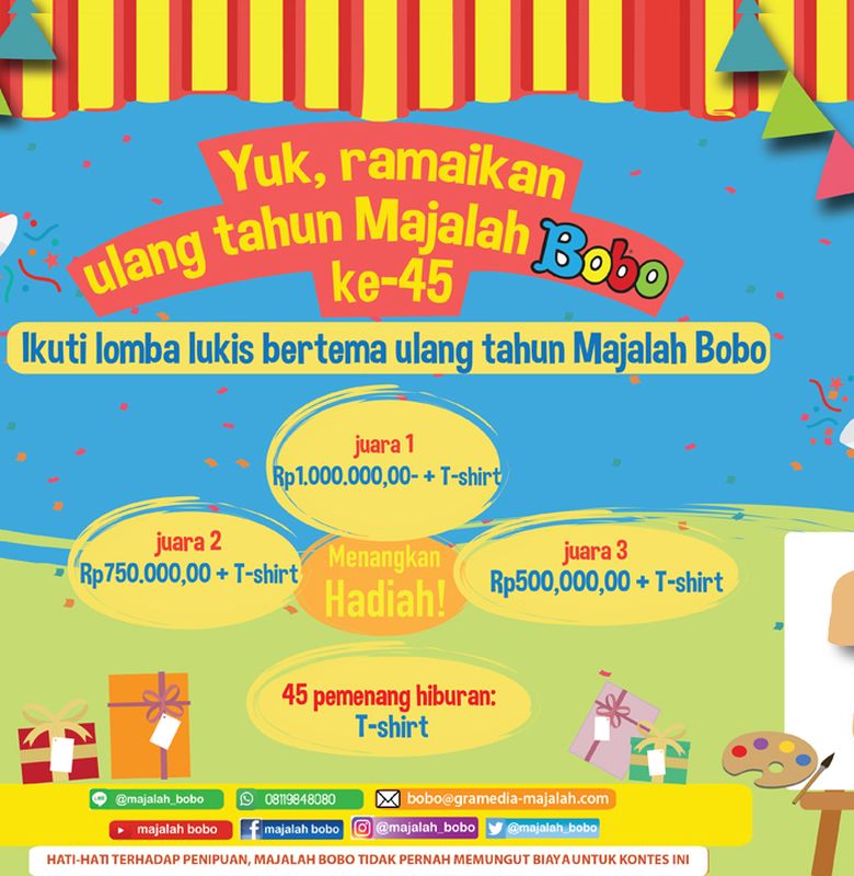 Berita Lomba Lukis Terbaru Hari Ini Bobo