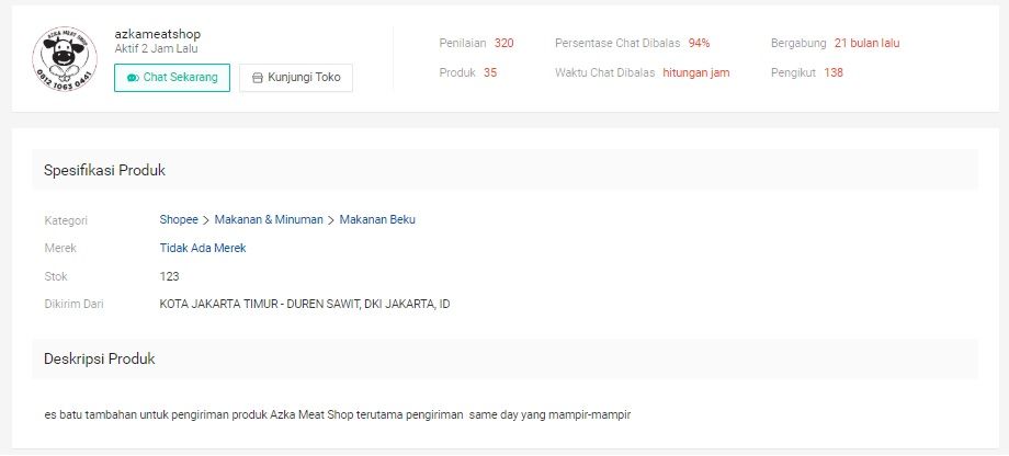 Viral Online Shop Jual Es Batu lewat E-Commerce, Ini Fakta di Baliknya Viral Online Shop Jual Es Batu lewat E-Commerce, Ini Fakta di Baliknya