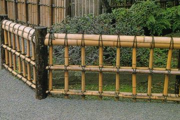 Pagar Taman Dari Bambu