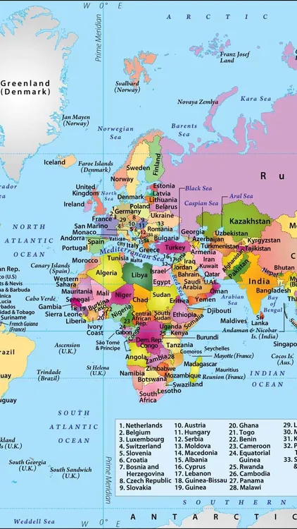 Peta Dunia yang Digambarkan dengan Bidang Datar Ini Hasilkan Distorsi ...