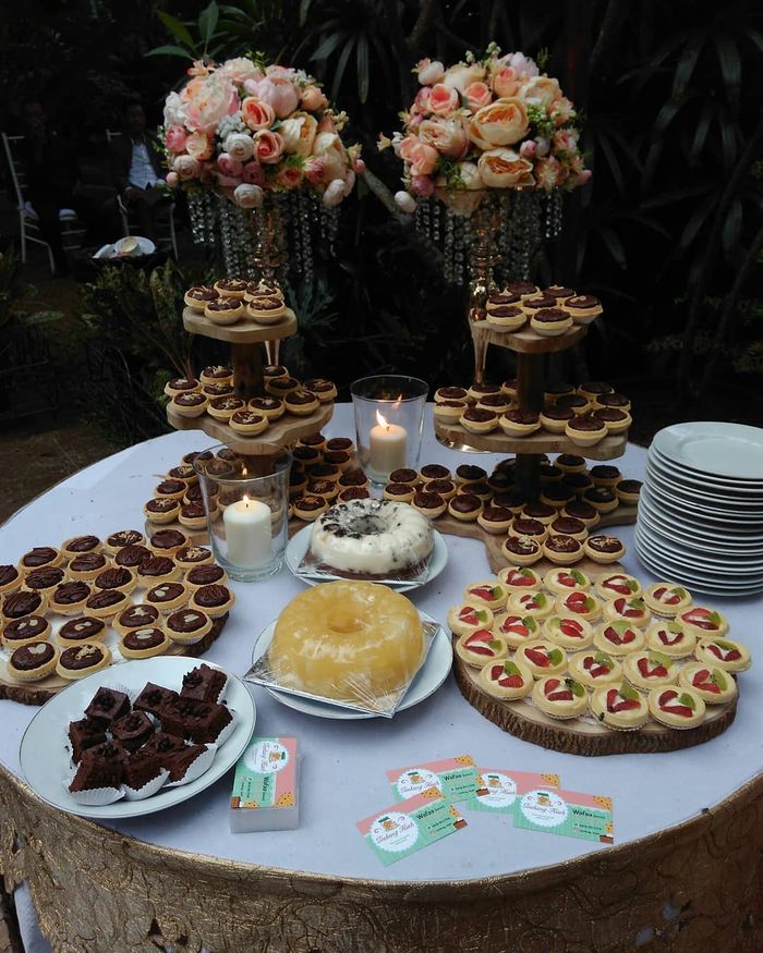 Menikah, Booth Kue yang Ada di Resepsi Chef Aiko Ini Curi Perhatian ...