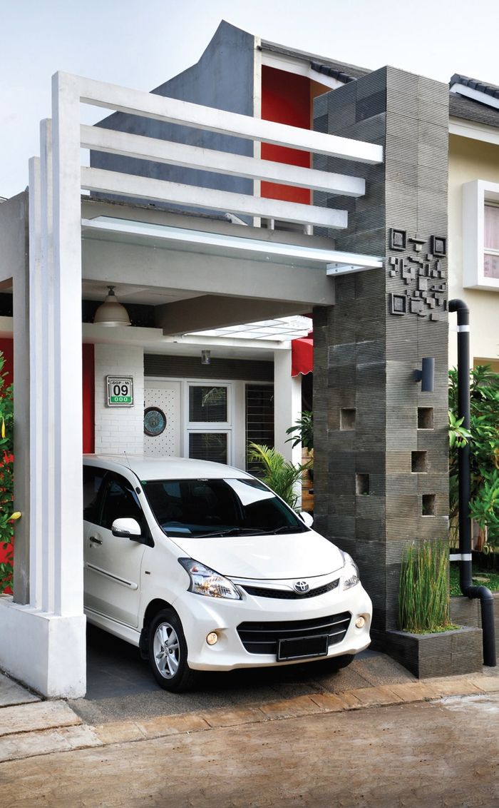 Fungsi Atap Carport : Mempercantik Tampilan dan Meneduhkan Rumah - iDEA