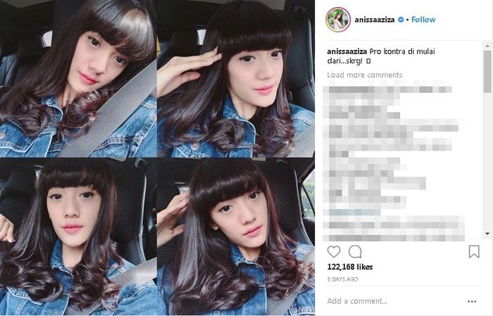 Unggah Foto Lama, Anissa Aziza Menyesal Sama Penampilan Baru?