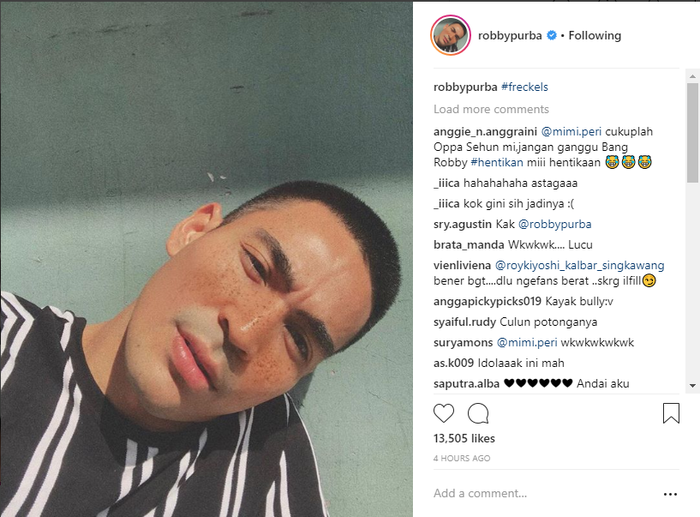 Tak Mau Ketinggalan, Robby Purba Turut Pamerkan Wajah dengan Makeup ...