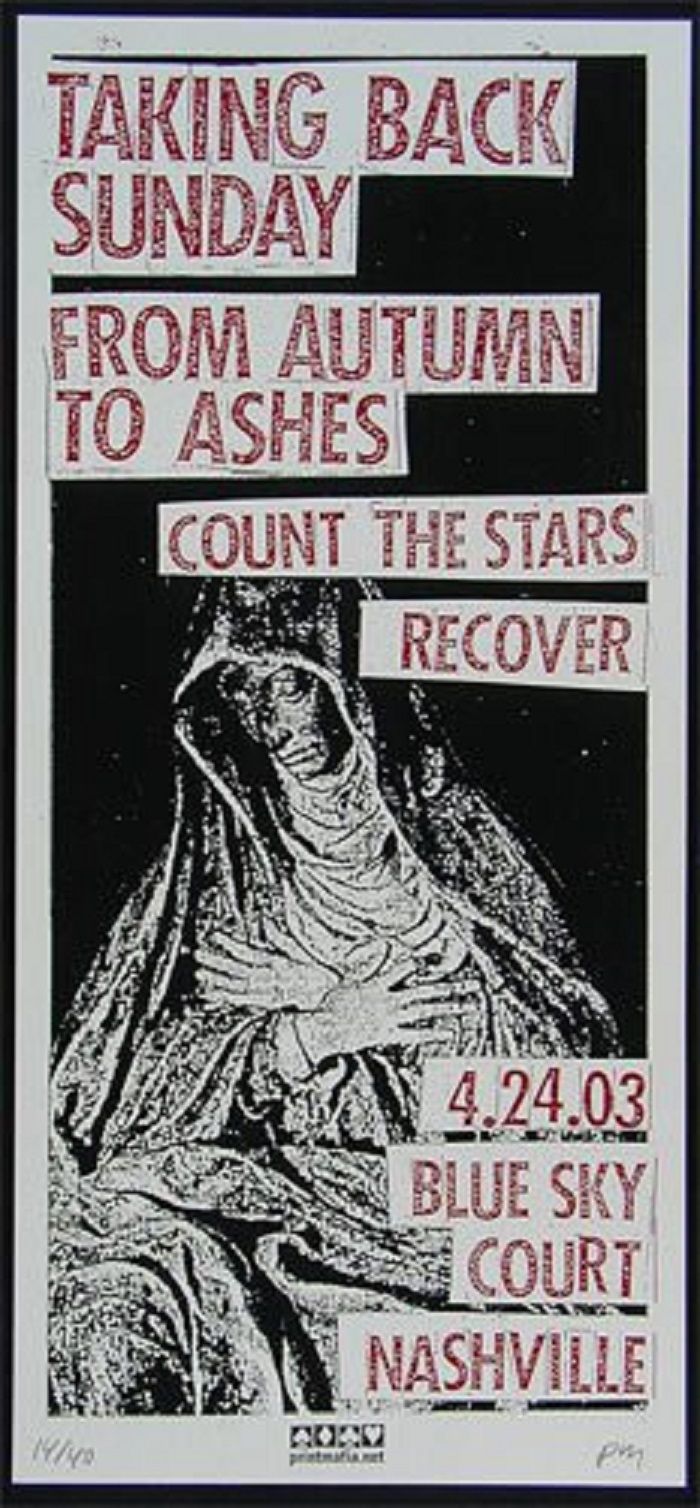 10 Poster Konser Band-Band Rock, Punk dan Emo Sebelum Mereka Terkenal ...