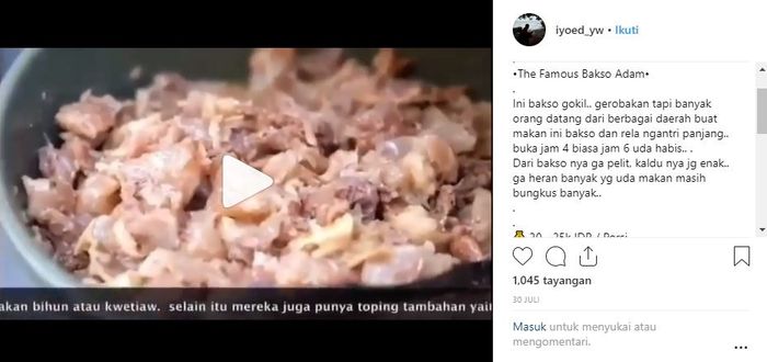 Buka Saat Dini Hari, Bakso Ini Terjual Habis Saat Mentari Terbit! Apa ...