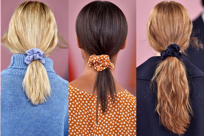 Lihat 5 Inspirasi Gaya Ikatan Rambut Menggunakan Scrunchie Hair - Semua ...