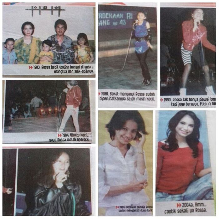 Inilah Perubahan Wajah Rossa Mulai Kecil, Remaja, Hingga Dewasa di Usia ...