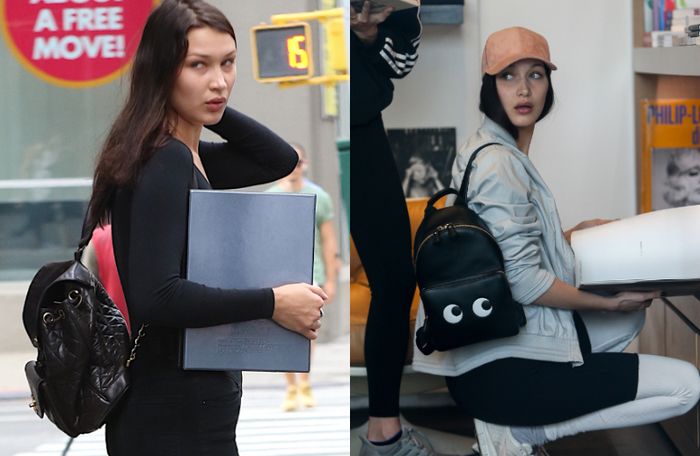 Rekomendasi Mini Backpack Hitam ala Gigi Hadid dan Bella Hadid di Bawah ...