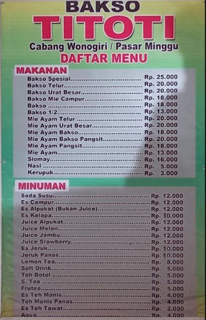 Review Bakso Titoti, Bakso Kesukaan Ganjar Pranowo yang Kekal Karena ...