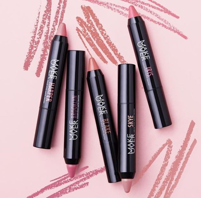 Merek Lokal Make Over Hadirkan Color Stick Matte Crayon, Praktis Banget ...