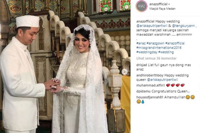 FOTO-Foto Pernikahan Miss Grand Internasional Ariska Pertiwi dengan ...