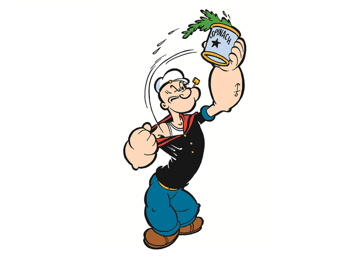 Popeye Jadi Kuat Saat Makan Bayam, Benarkah Bayam Membuat Kita Kuat? - Bobo