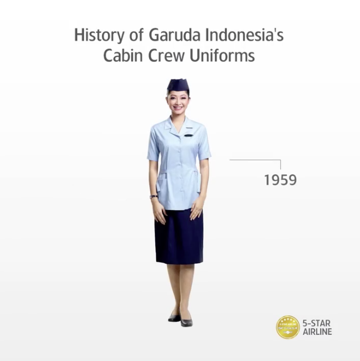 Menawan! Dari Tahun 1949, Begini 9 Transformasi Seragam Pramugari ...