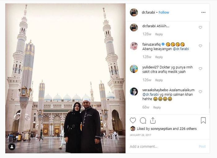 Sosok Farabi Kakak Kandung Fairuz A Rafiq yang Sukses Jadi Dokter ...