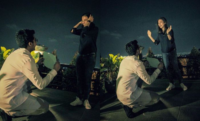 Intip 5 Momen Manis Pertunangan Chelzea Verhoeven dengan Nail Fadhly ...