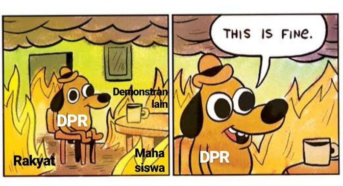 Kumpulan Meme Kocak Demo Mahasiswa di Senayan dan Gejayan - Hai