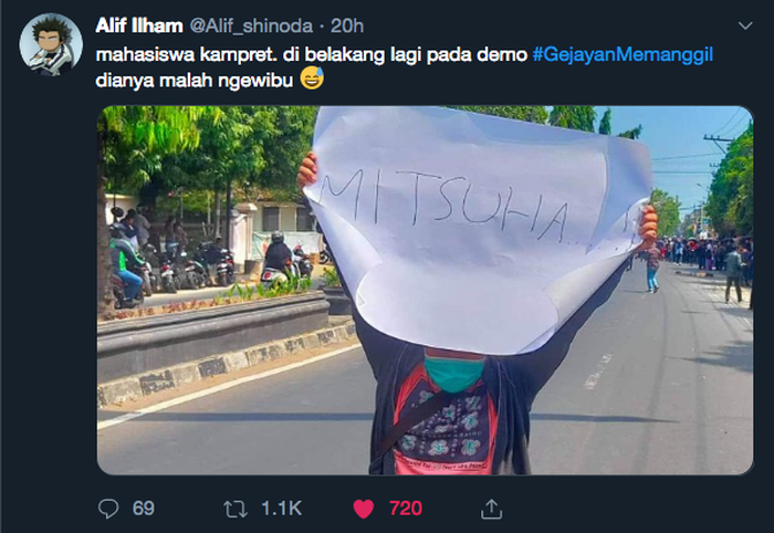 Ngakak, Ini 10 Poster Demo Kocak Mahasiswa di DPR dan Gejayan - Hai