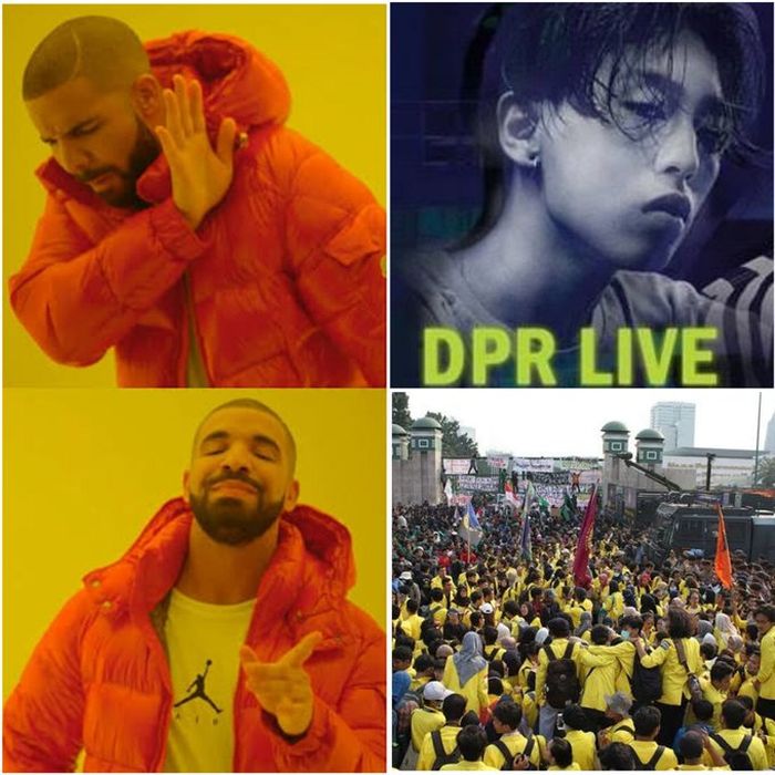 Kumpulan Meme Kocak Demo Mahasiswa di Senayan dan Gejayan - Hai