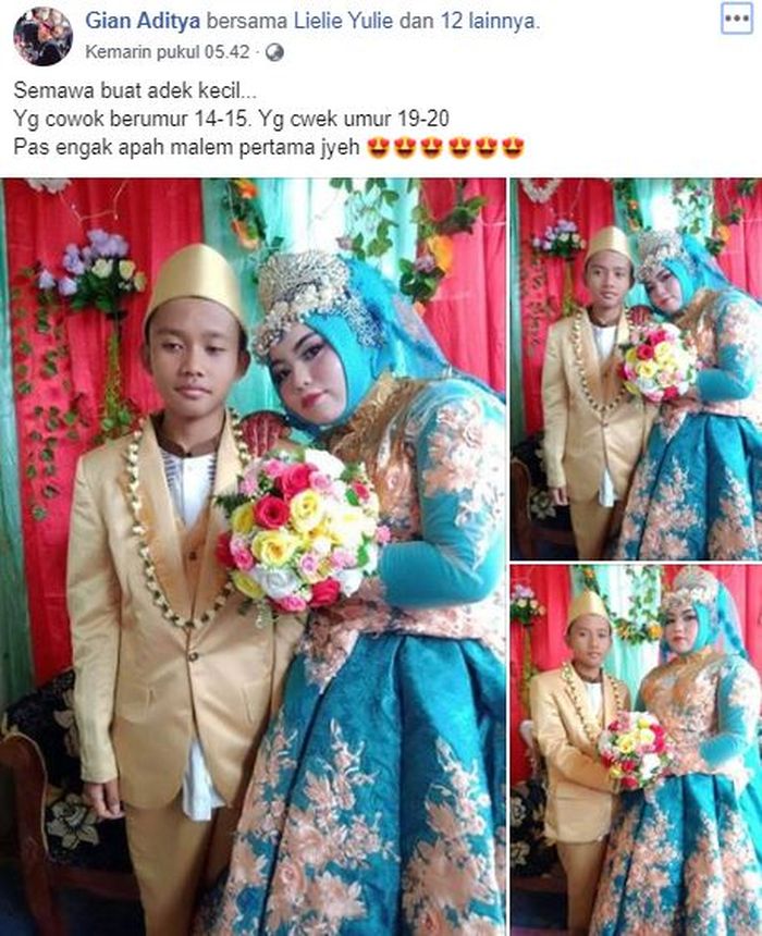 Fenomena Bocah 14 Tahun Nikahi Gadis 20 Tahun Bikin Geger, Psikolog ... Fenomena Bocah 14 Tahun Nikahi Gadis 20 Tahun Bikin Geger, Psikolog ...