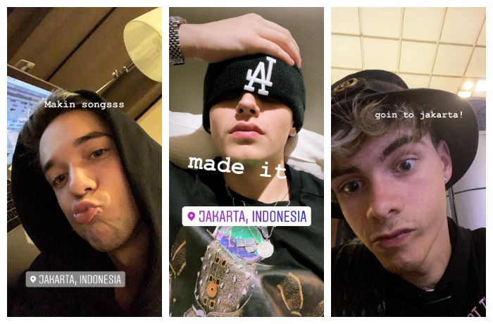 Tiba di Indonesia, Boyband AS Why Don't We Kibarkan Bendera Merah Putih ...