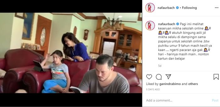 #FamilyQuality: Meski Sudah Berpisah, Nafa Urbach dan Zack Lee Kompak Jadi Guru Bagi Anaknya ...