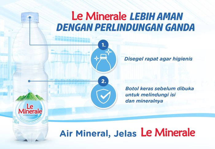 Kemasan Le Minerale Aman dan Higienis, Miliki Perlindungan Ganda - Semua Halaman - Nova