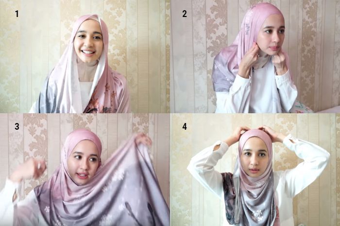 Tutorial Hijab Simpel ala Laudy Cynthia Bella yang Cocok untuk Lebaran