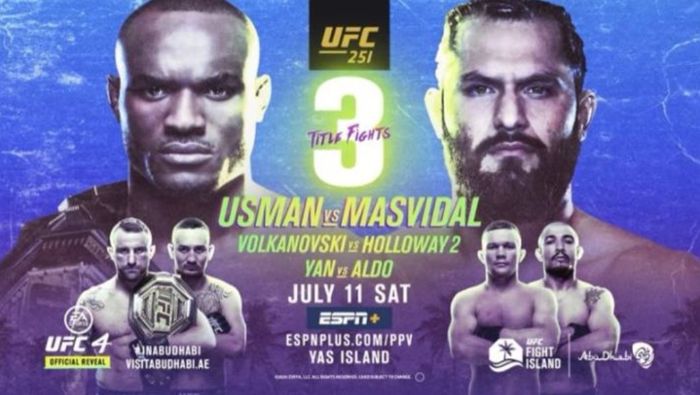Rekap UFC 251 - Kamaru Usman dan Volkanovski Pertahankan Gelar - Juara.net