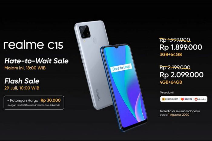 Resmi Meluncur di Indonesia, Ini Harga dan Spesifikasi realme C15 ...