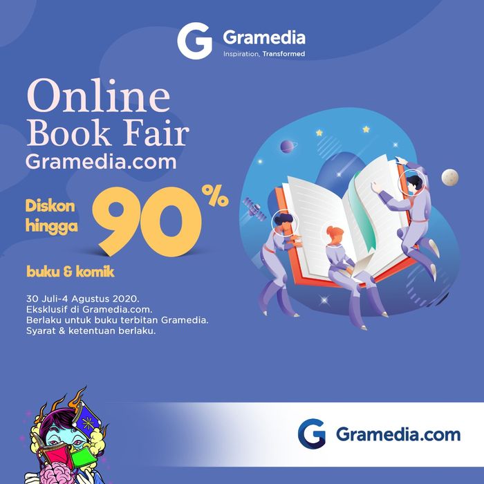 Yuk, Berburu Buku Lagi di Online Book Fair Gramedia, Dapatkan Diskon Hingga 90% dan Gratis ...