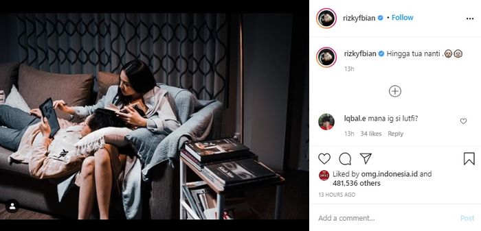 Mesranya Rizky Febian Rebahan di Pangkuan Anya Geraldine sampai Bikin Heboh: Sampai Tua Nanti ...