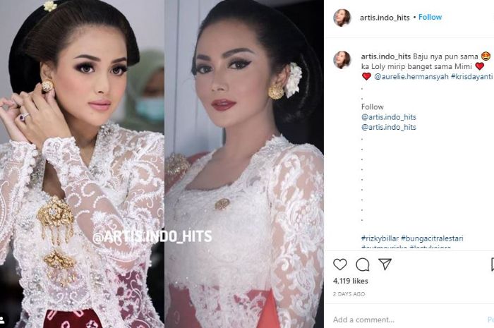 Beredar Foto Aurel Hermansyah dalam Balutan Kebaya Mirip dengan Krisdayanti, Tampilan Ibu dan ...