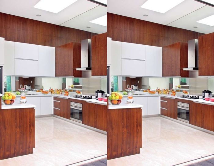 Dapur Compact dengan Meja Racik, Meja Saji, dan Meja Sarapan - Semua ...