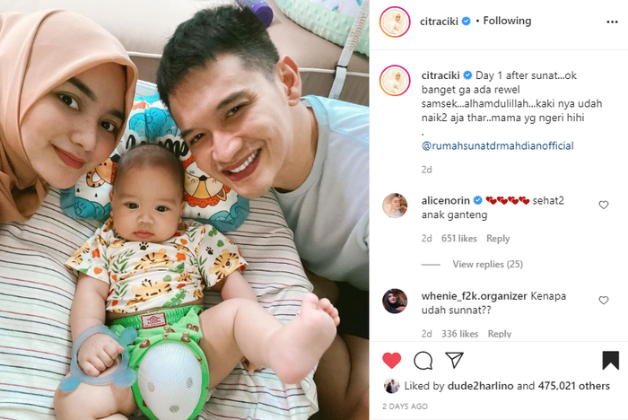 Pro Kontra Sunat pada Bayi, Putra Citra Kirana Usia 5 Bulan Baru Saja ...