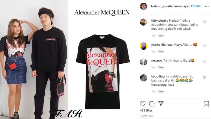 Intip Koleksi Kaos Aurel Hermansyah yang Harganya Capai Jutaan Rupiah - Stylo