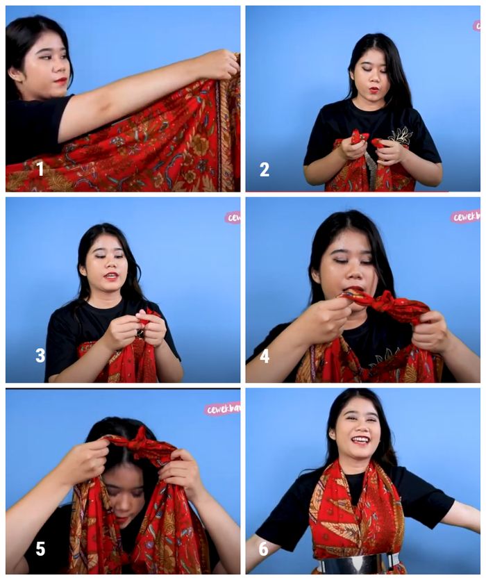 Tutorial Kreasi 3 Outfit Kekinian Cukup dengan 1 Kain Batik. Kece ...