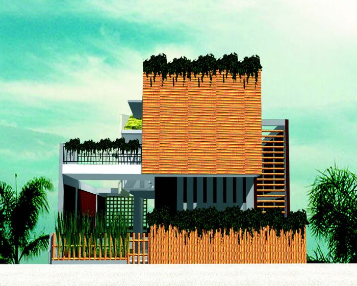 Rancangan Desain Rumah Bioklimatik, Ramah Lingkungan Optimalkan Lahan ... Rancangan Desain Rumah Bioklimatik, Ramah Lingkungan Optimalkan Lahan ...