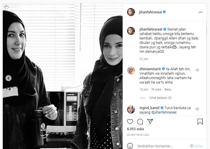 Hubungannya Dikenal Harmonis, Jihan Fahira Tiba-tiba Bagikan Kabar ...