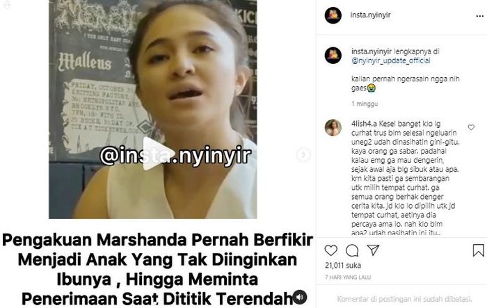 Videonya Viral Lagi! Marshanda Ngaku Sempat Merasa Tak Diinginkan oleh ...