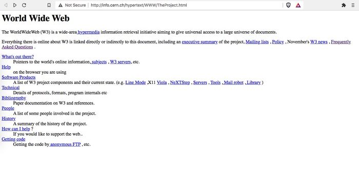 Inilah Website Pertama yang Diluncurkan di Dunia Maya 30 Tahun Lalu, Seperti Apa Tampilannya ...