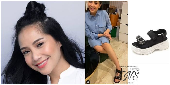 Dikira Mahal Sampai Puluhan Juta Rupiah, Lihat Sandal Nagita Slavina yang Ditaksir Netizen - Stylo