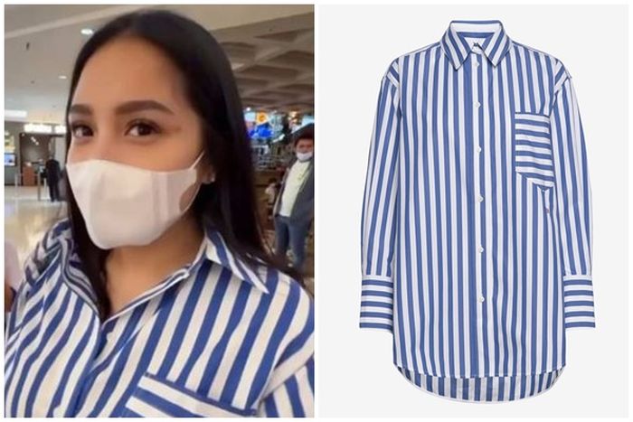 Bak Baju Murah Meriah, Ternyata Segini Harga Kemeja Garis-garis Nagita Slavina yang Jadi Sorotan ...