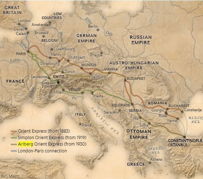 Orient Express, Kereta Api Legendaris Membelah Eropa Paris-Istanbul ...