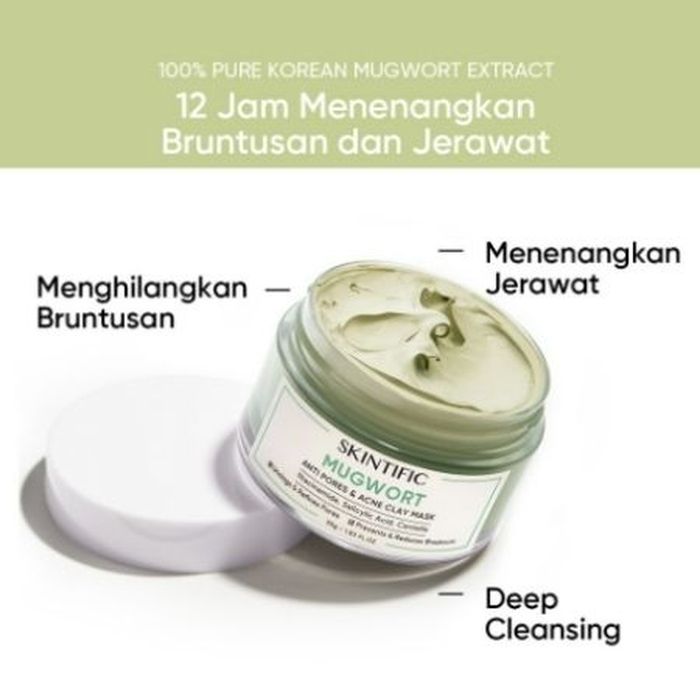 3 Rekomendasi Masker Mugwort yang Ampuh Atasi Masalah Pori-pori Wajah ...