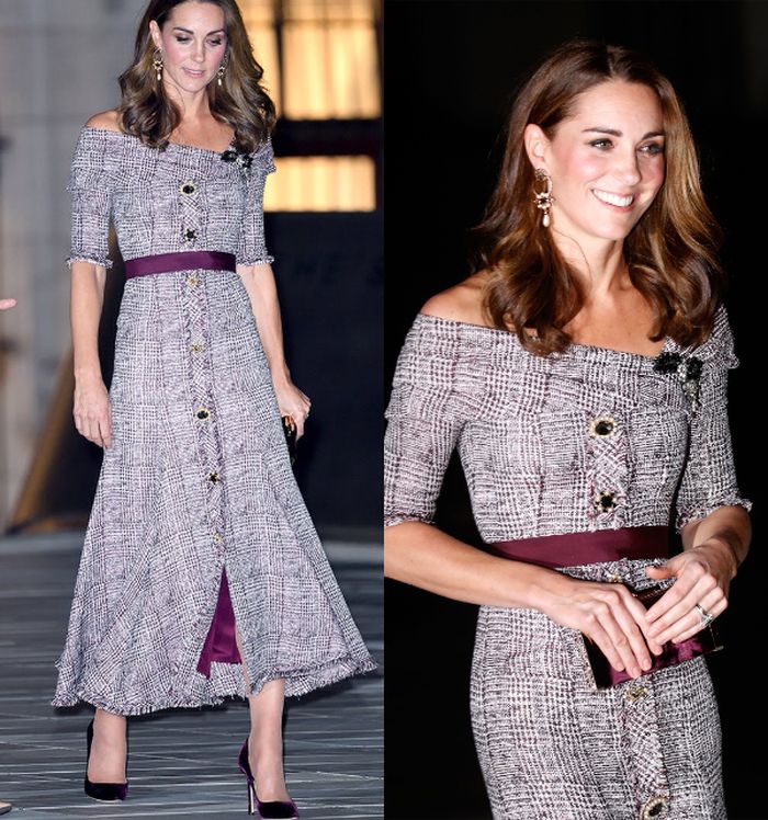 Memesona! Penampilan Kate Middleton Pakai Off Shoulder Dress yang Curi Perhatian (Part 1 ...