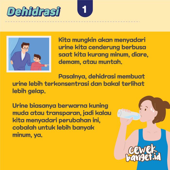 Air Kencing atau Urin Berbusa? Bisa Jadi Ini Penyebabnya Girls ...