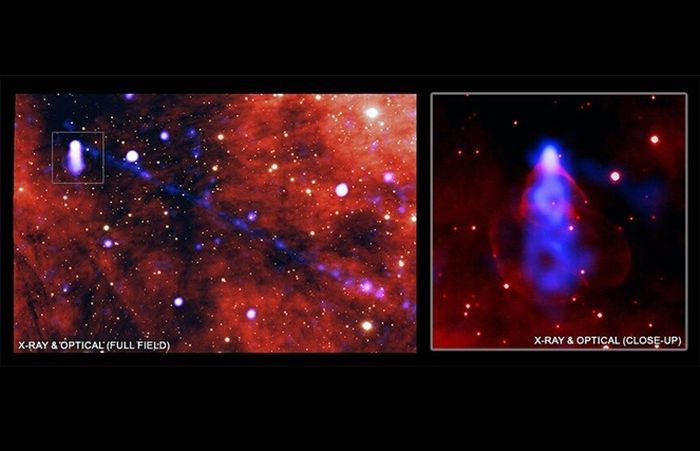 Sinar Materi dan Antimateri Sangat Panjang dari Bintang Pulsar Kecil ...