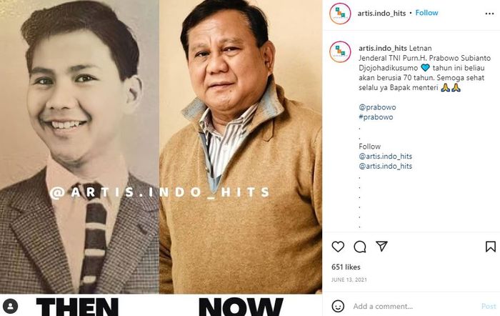 Gagah Dan Ganteng Paripurna Bak Pangeran Tengok Wajah Jadul Prabowo Subianto Semasa Muda