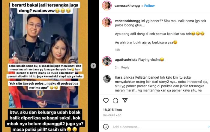 Mau Pakai Baju Orange Kok Ngajak-ngajak?, Vanessa Khong Tiba-tiba Minta ... Mau Pakai Baju Orange Kok Ngajak-ngajak?, Vanessa Khong Tiba-tiba Minta ...